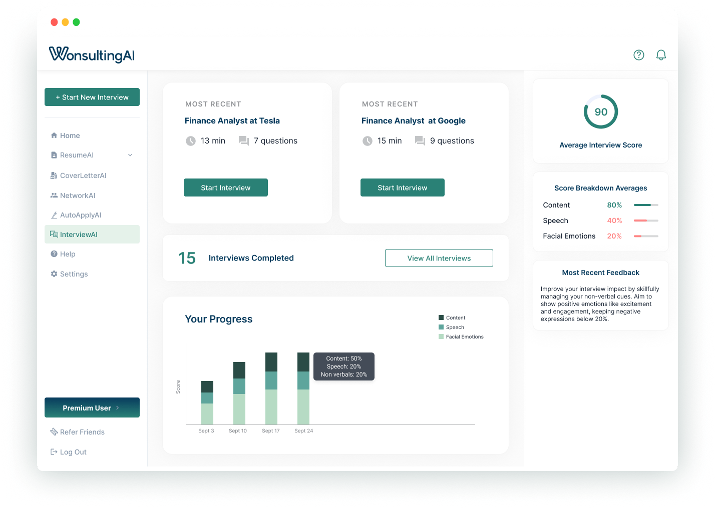 InterviewAI by Wonsulting - Your AI Interviewer from WonsultingAI